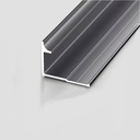 Profilé aluminium ANGLE RENTRANT ALU GRIS